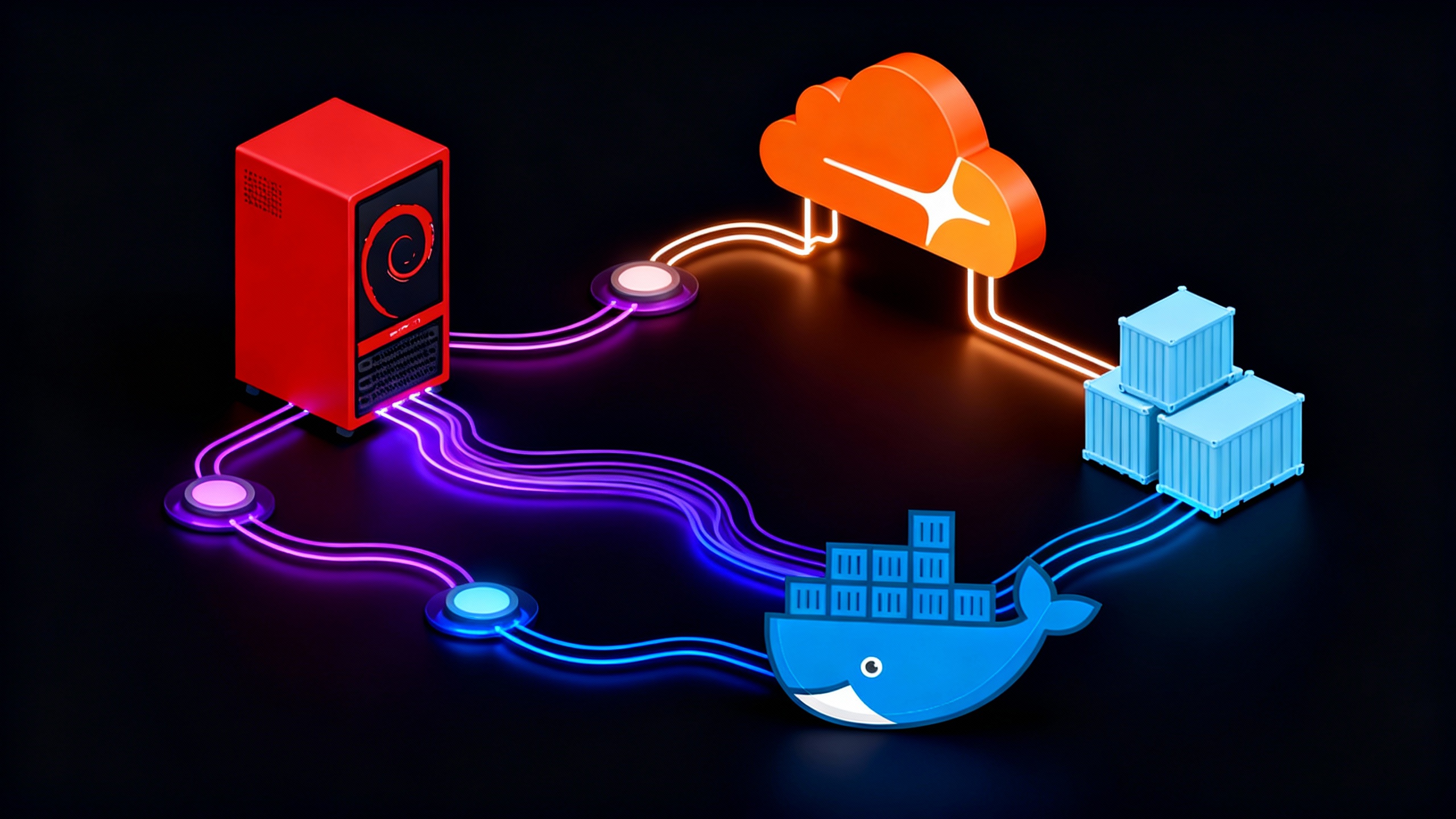 n8n mit Docker & Cloudflare Tunnel auf Debian installieren